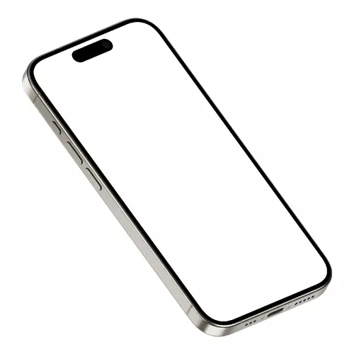 iPhone 15 Pro Mockup Left Side View